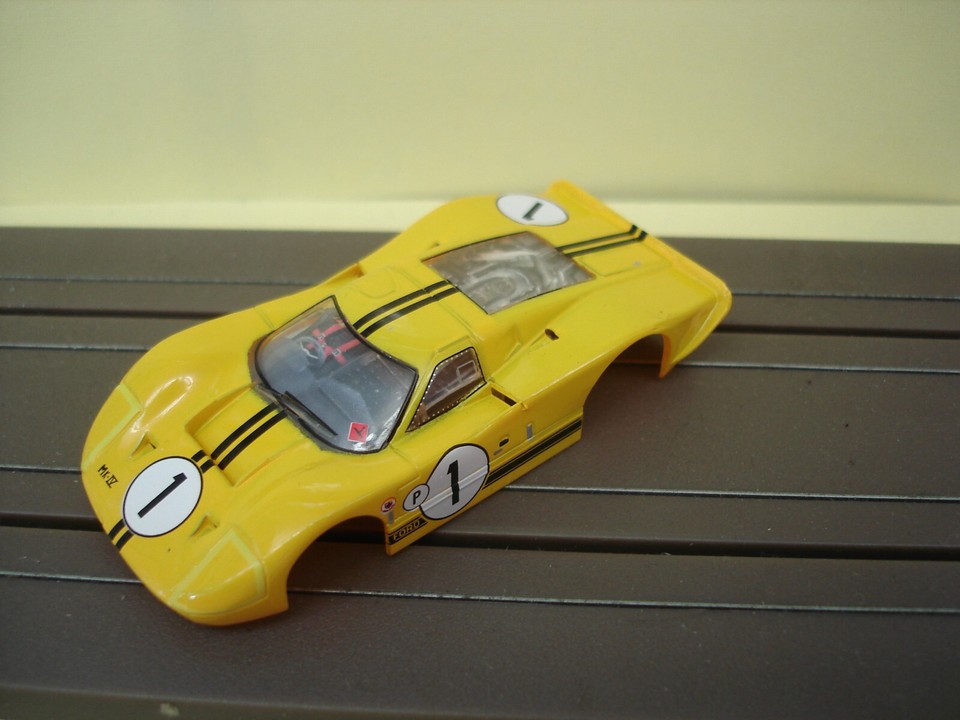 AFX RACING H.O. SCALE SLOT CAR BODIES ONLY GT40 MARK IV #1 SEBRING ...