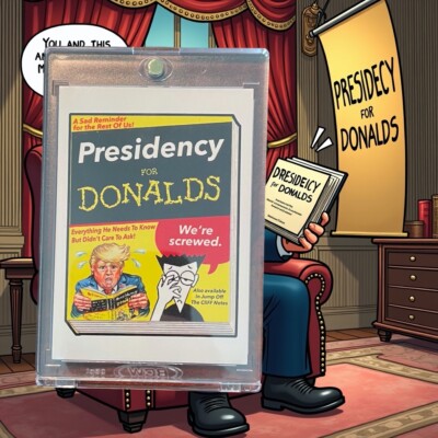 2016 GPK TRUMP Wacky Packages Presidency for Donalds PR 441 RESIST ...
