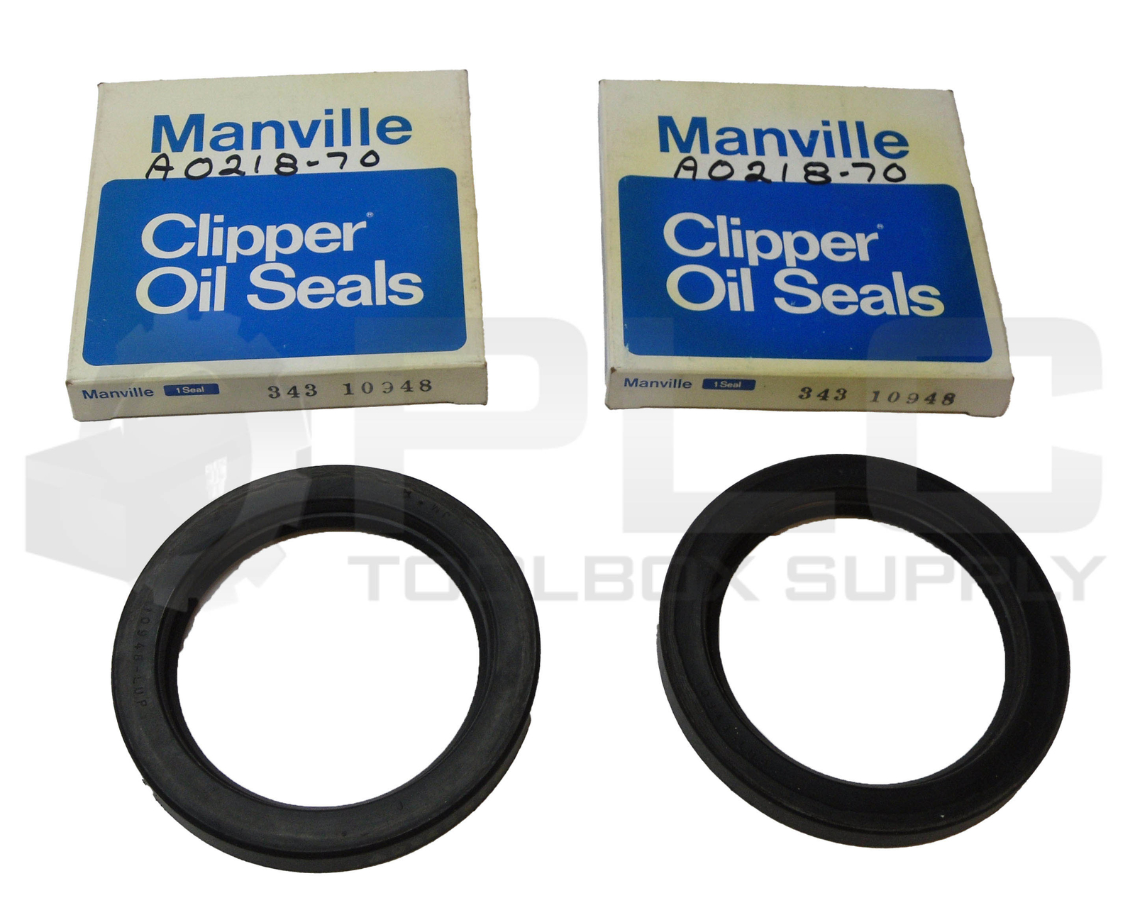 LOT OF 2 NEW JM CLIPPER 10948-LUP OIL SEAL 4-5/8"OD 3-1/4"ID 343-10948 ...
