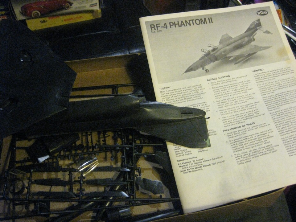 Partial built RF-4 Phantom II by Testors in 1/48 scale from 1980 | eBay