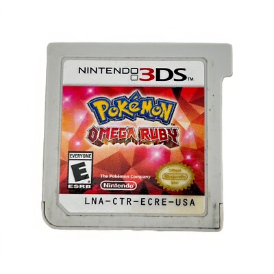Pokémon Omega Ruby Nintendo 3ds Authentic Tested And Working Cartridge ...
