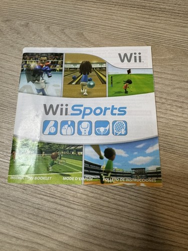 Wii Sports Instruction Manual Booklet Only Nintendo Wii Authentic | eBay