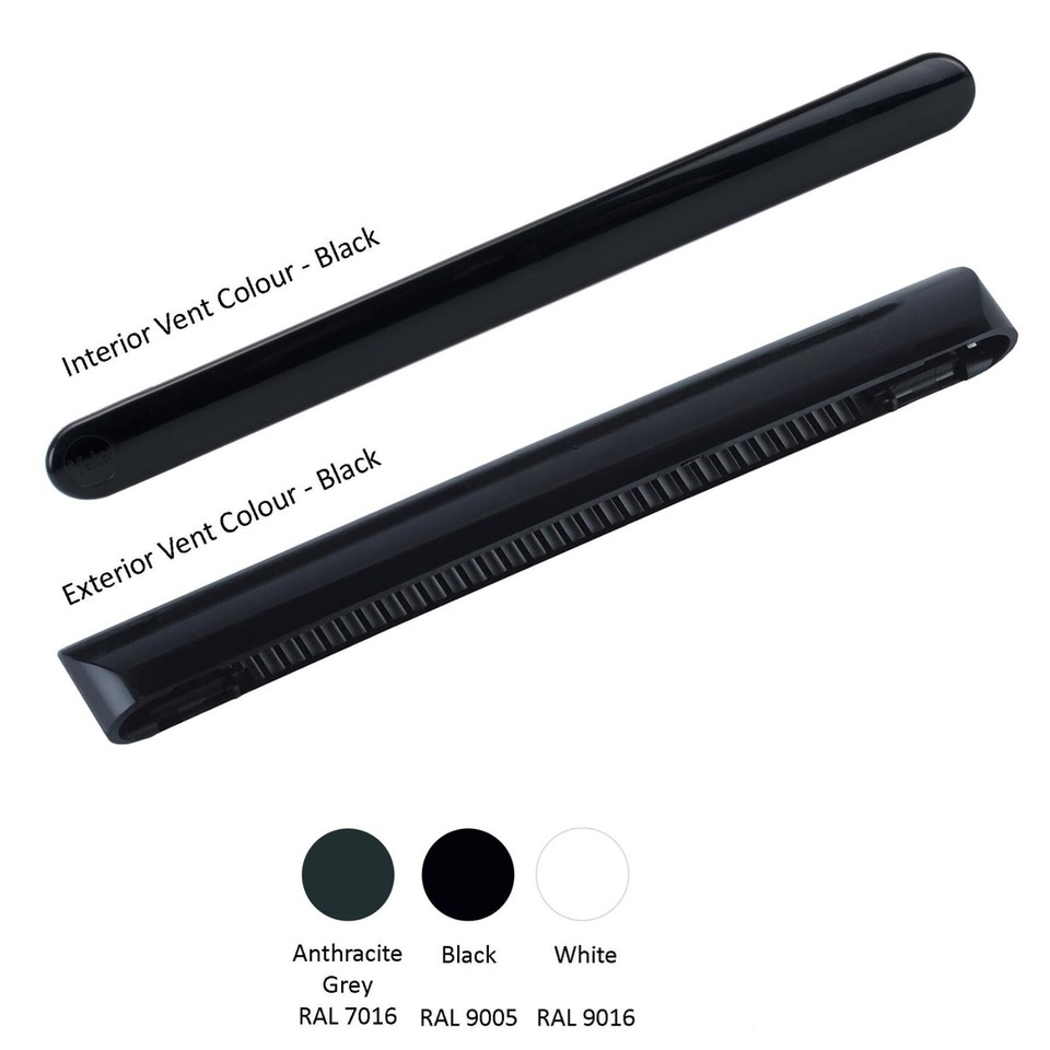 Yale Trickle Vent Window Slot Vent UPVC Double Glazing Noise Reduction ...