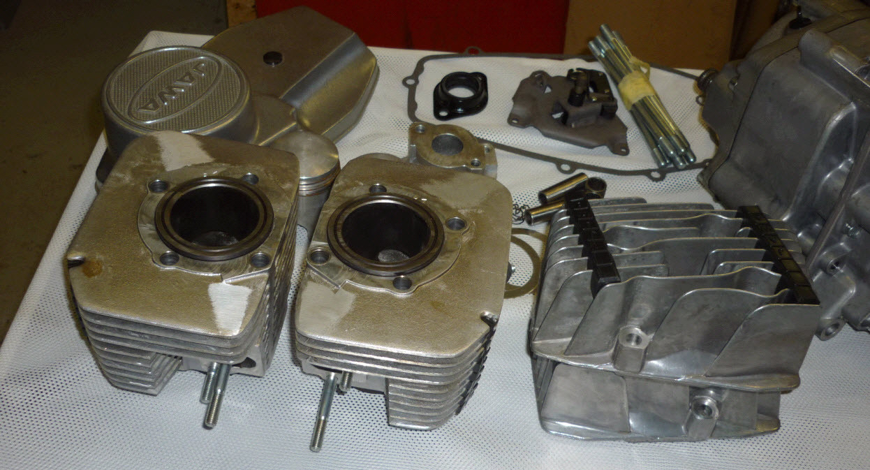 NEW ENGINE COMPLETE - TYPE 638 --- JAWA 350 (638,639,640) (+ 634,632 ČZ ...