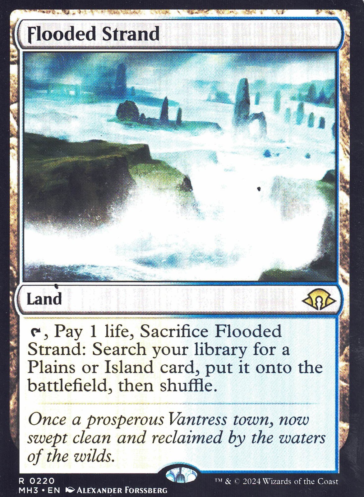 MTG Flooded Strand NM/M Modern Horizons 3 Magic The Gathering | eBay