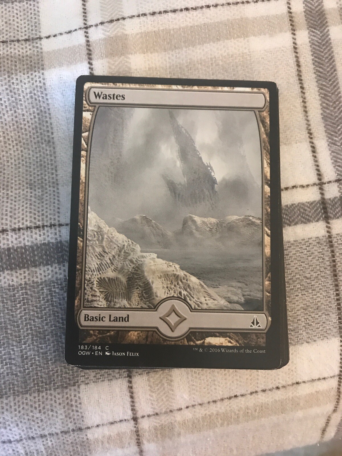 Wastes x 1 Basic Land Full 183 Art See Photos Free Ship MTG Ship US ...