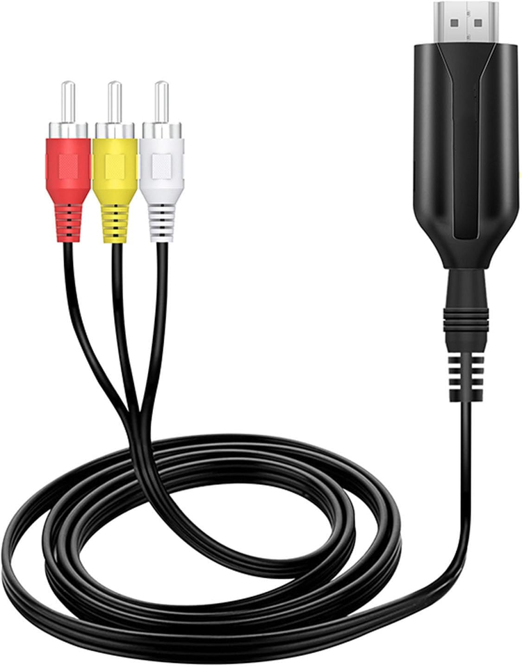 HDMI to Converter, AV to HDMI Adapter Supports 4K 30Hz, to HDMI ...