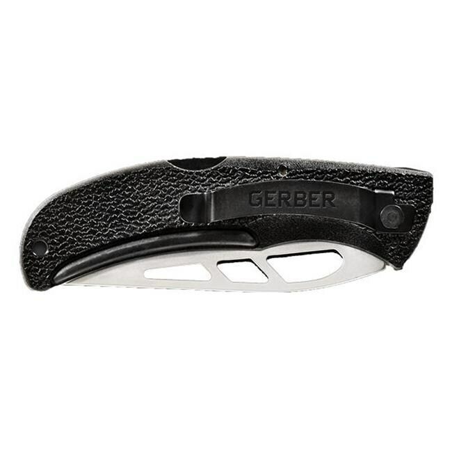 GERBER E-Z OUT SKELETON SERRATED ONE HAND FOLDING KNIFE 46751 | eBay