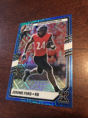 2022 Leaf Pro Set - Jerome Ford - RC - Pink Mojo #PSB-JF1 CINCINNATI ...