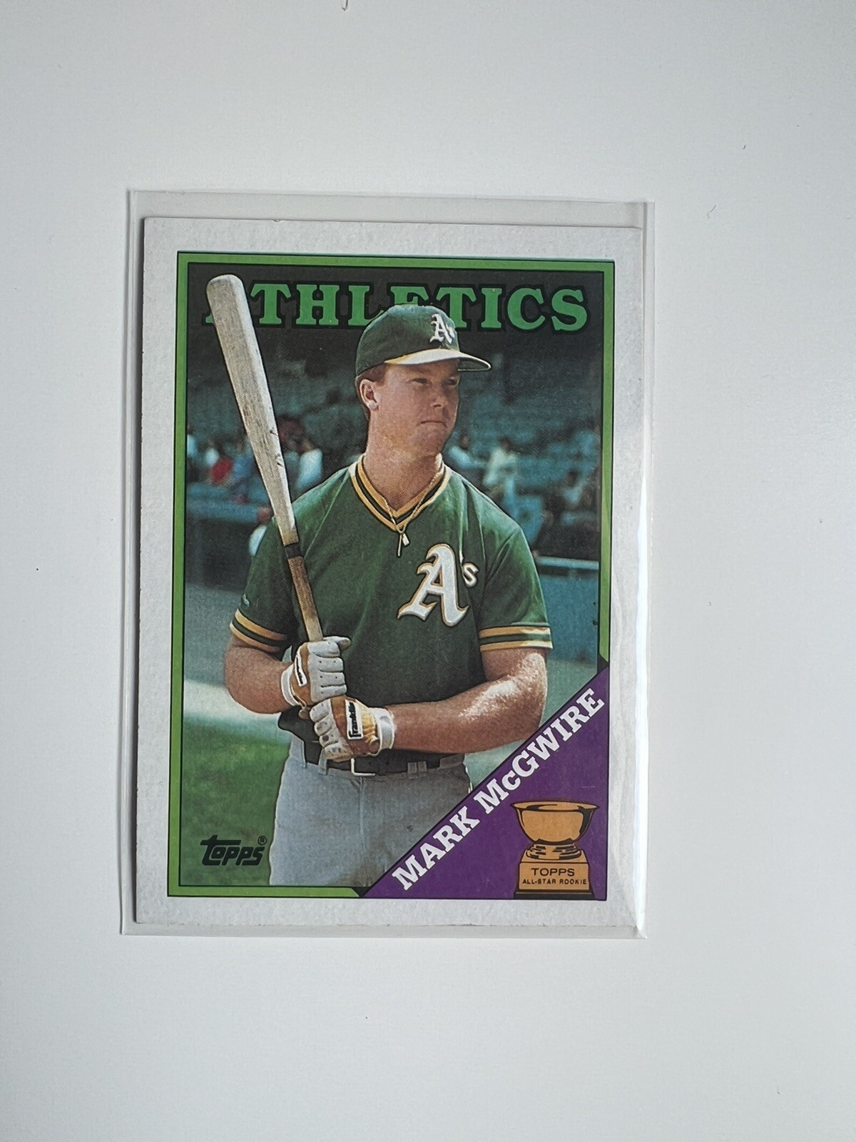 1988 Topps Mark Mcgwire #580 ALL STAR ROOKIE ERROR CARD RARE! | eBay