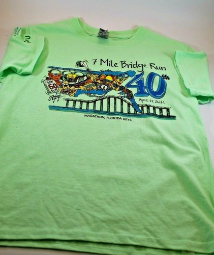 Youth Small 7 Mile Bridge Run 40th Anniversary 2021 T Shirt Florida ...