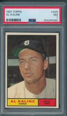 1961 Topps #429 Al Kaline PSA NM 7 *5980 | eBay