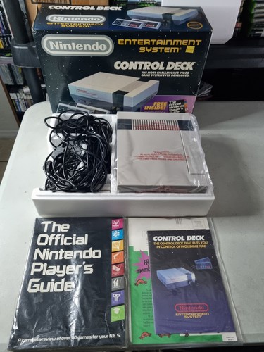 1988 Nintendo Entertainment System NES Control Deck Complete CIB Tested ...