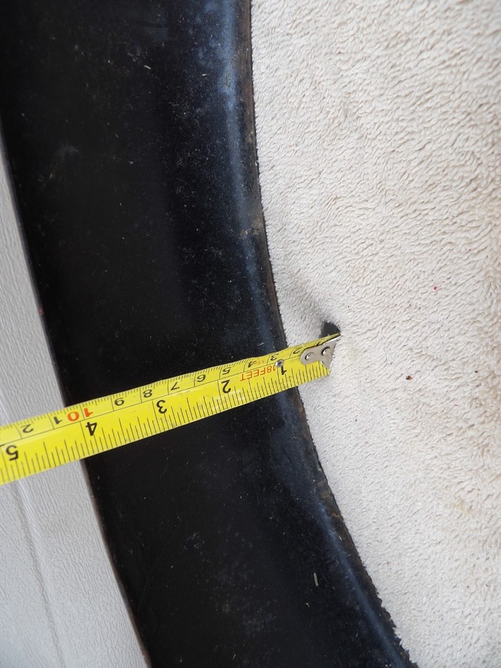 Vintage OEM Rupp mini bike Rear Fender w/ mount, 12"-wheel models ...
