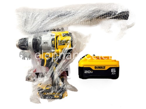 New DeWALT DCD1007 20V XR Plug 3-Speed 1/2” Hammer Drill/Driver & 6.0 ...