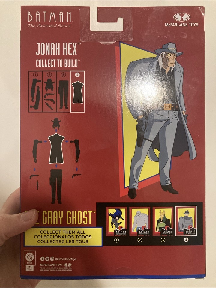 McFarlane DC Batman Btas Jonah Hex Baf animated series GRAY GHOST ...