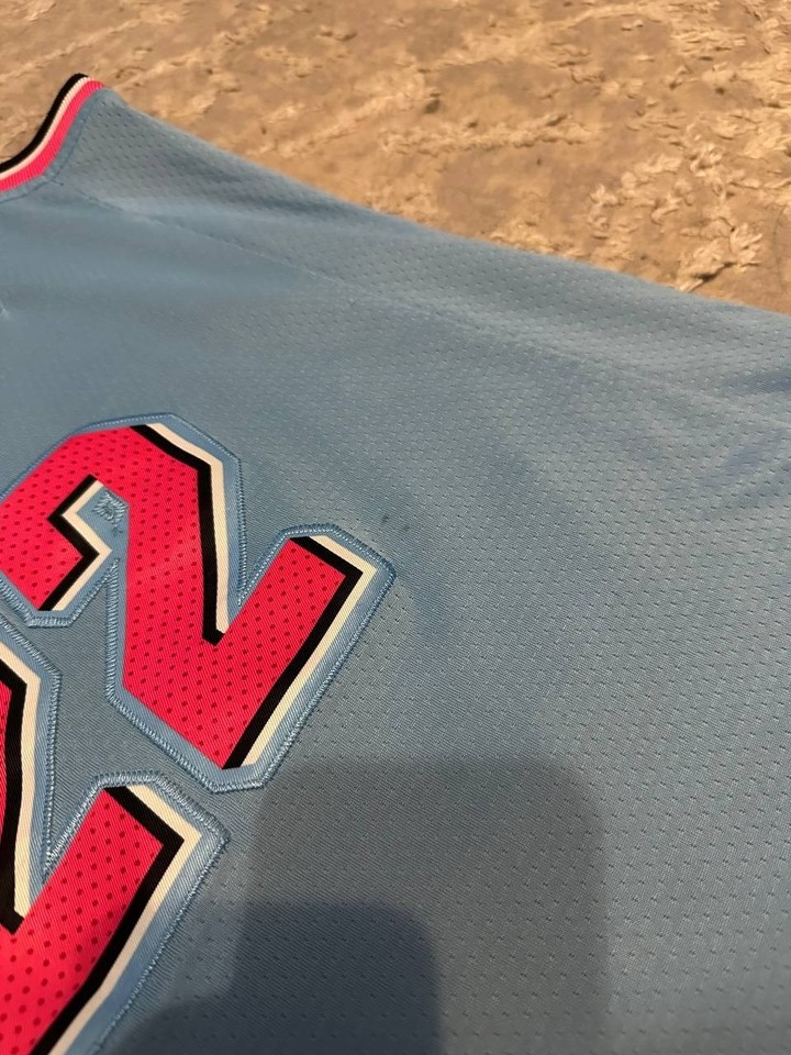 Swingman Miami Heat Blue Vice City Edition Jimmy Butler Jersey Size M ...