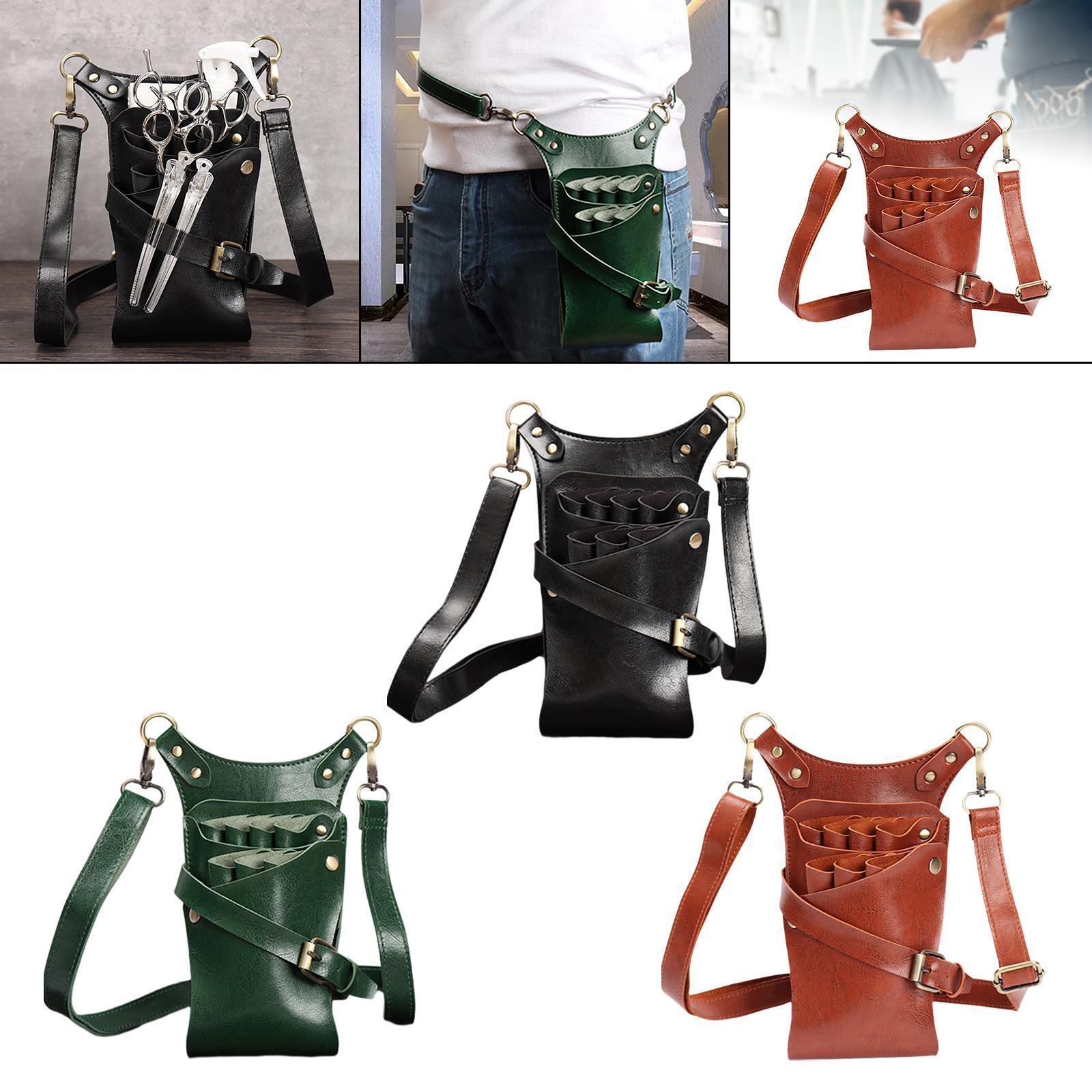 Professional Hair Scissor Holster Pouch Waist Shoulder Belt for Men ...