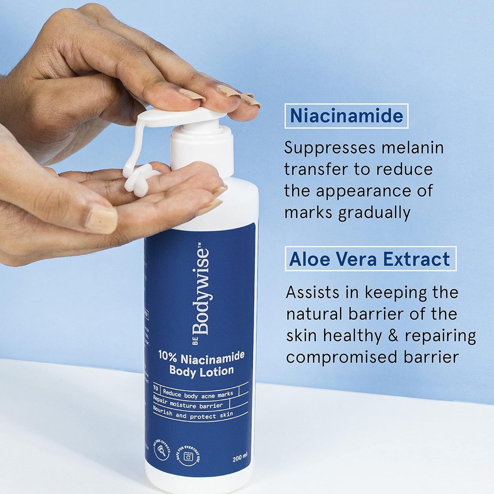 Be Bodywise 10% Niacinamide Brightening Body Lotion For All Skin Type ...
