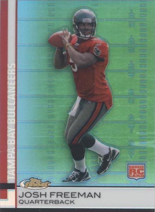 2009 Topps Finest - Josh Freeman #61 Blue Refractor /429 (RC) for sale ...
