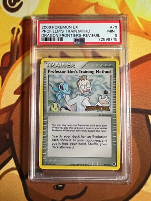 Pokemon TCG Dragon Frontiers Professor elm's training method reverse ...