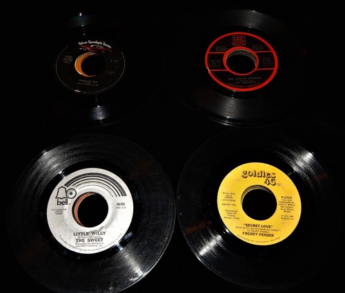 Vintage Record, LARGE LOT OF 30 45 rpm SINGLES, Rock, Pop, Jazz ...