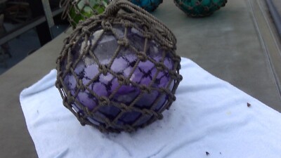 Japanese Glass Fish Floats - Purple- Large | eBay