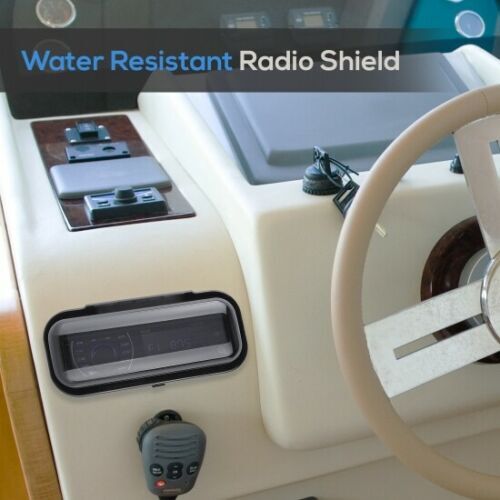 Universal Marine UTV ATV waterproof boat radio stereo flip protective ...