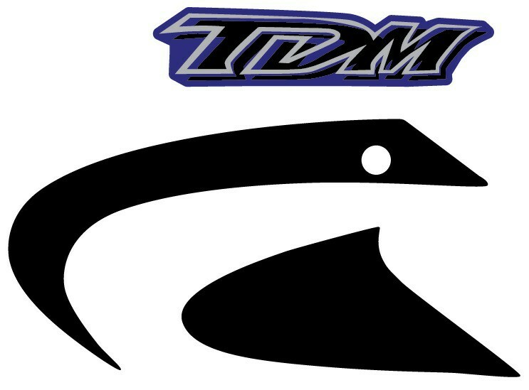 Yamaha Tdm Logo Yamaha TDM 850 4TX 1999 Red/Black Version Decalset
