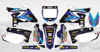 N 252 MX GRAPHICS DECALS STICKERS FOR YAMAHA UFO RESTYLE YZ125 YZ250 ...