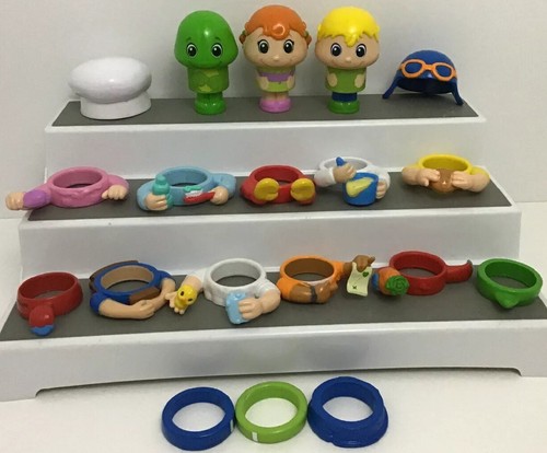 Pop On Pals Lot Of 19 Pcs Girl Turtle Spin Master Misc B | eBay