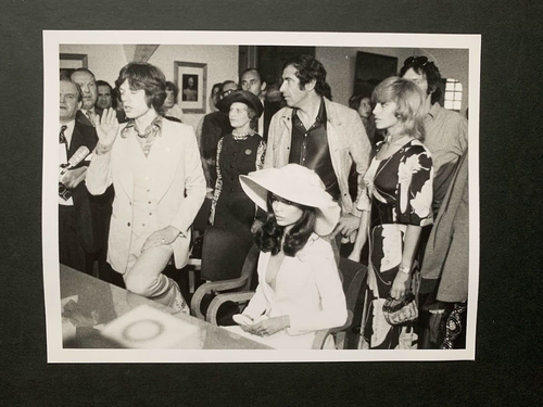 MICK JAGGER - BIANCA JAGGER - Rare VINTAGE Original Press Photo | eBay
