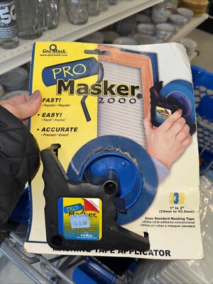 Pro Masker 2000 Masking Tape Applicator Paint Trim 1"-2" Tool Geo Mask ...