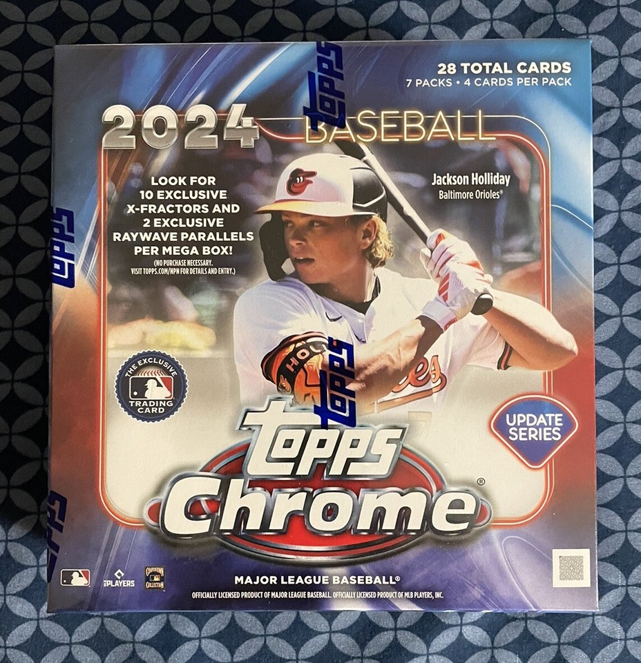 2024 Topps Chrome Update Baseball Mega Box-Factory Sealed-In Hand | eBay