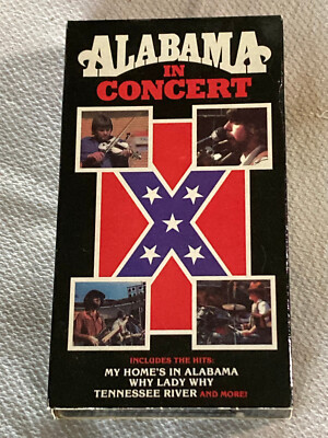 Alabama in Concert (VHS, 1991) Ex/Ex+ BC 905 Collector's Ed. | eBay