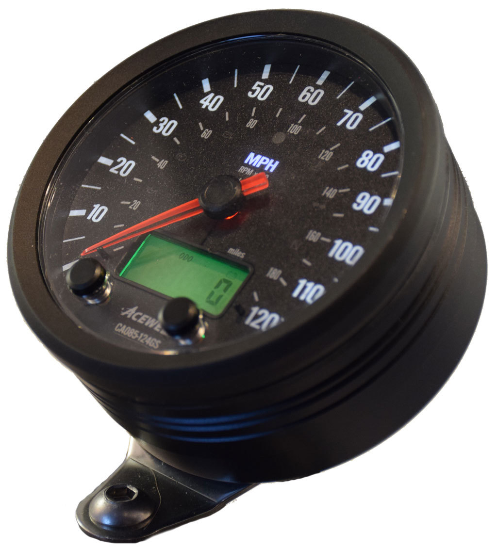 Honda CX500 Acewell CA85 Analogue Speedometer & RPM Cafe Racer ...