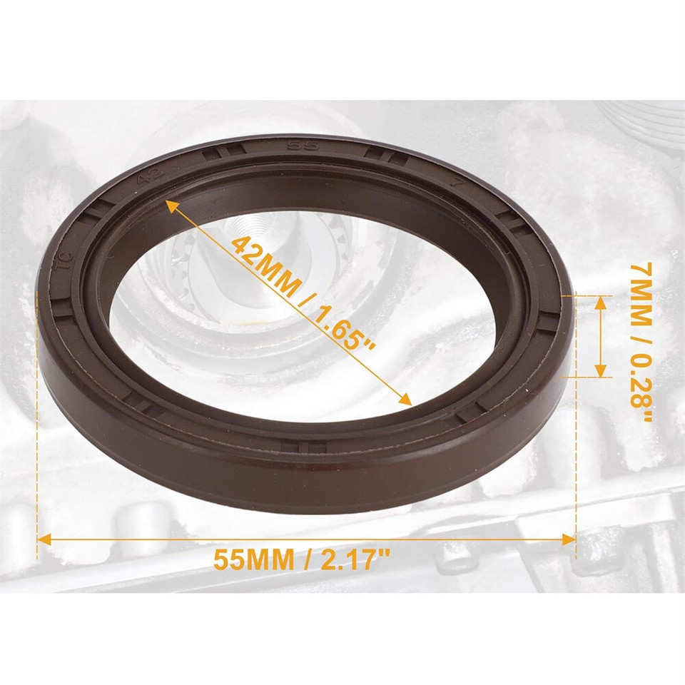 1x Crankshaft Oil Seal For Buick Cadillac Chevrolet Mitsubishi 1052A149 ...