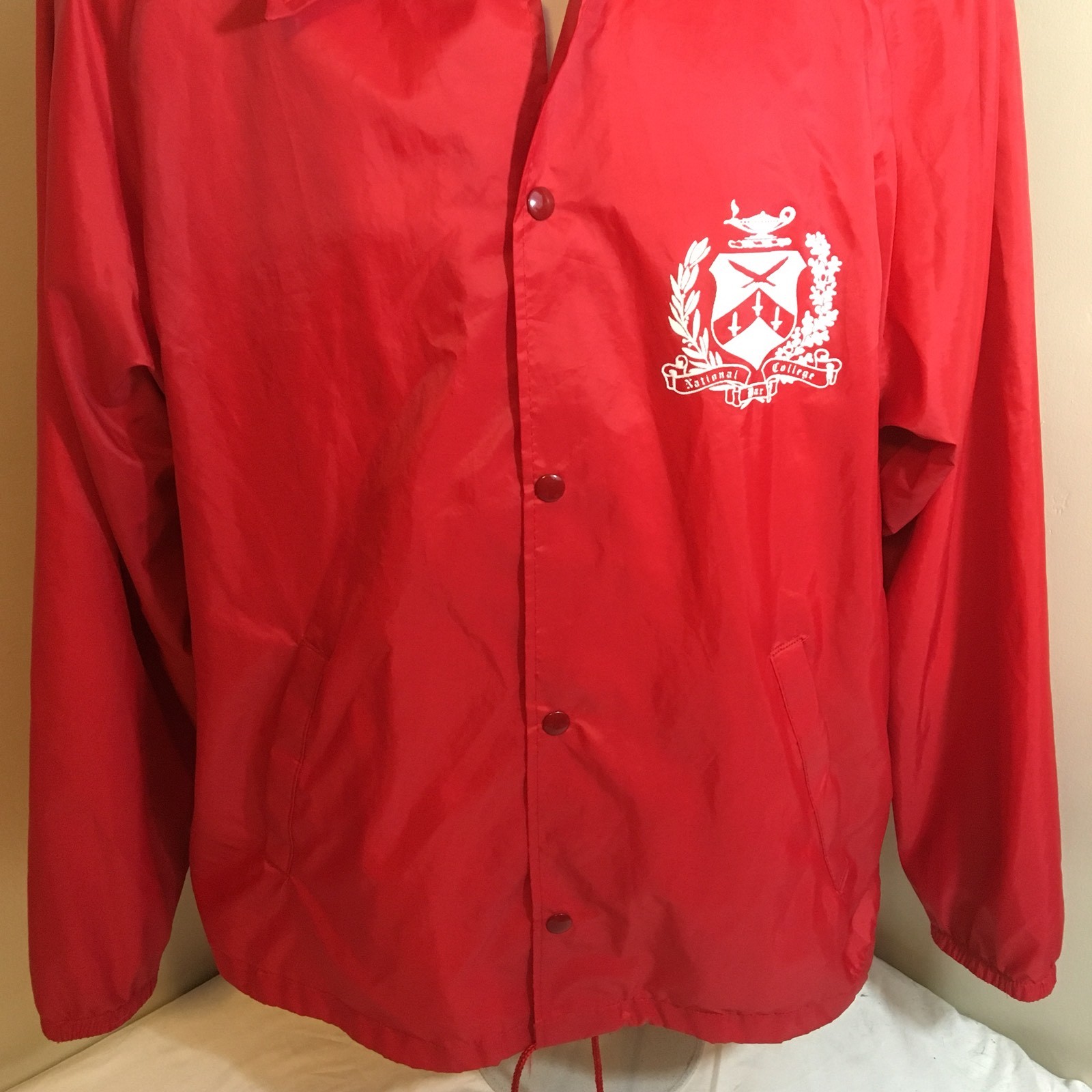 Vintage Artex Brand Jacket Snap Front Jacket Large National War College ...