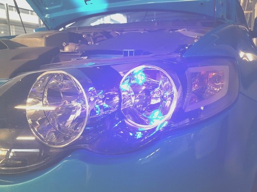Bright Icy Blue LED Front Parkers Globes for Holden VE VF Commodore HSV ...