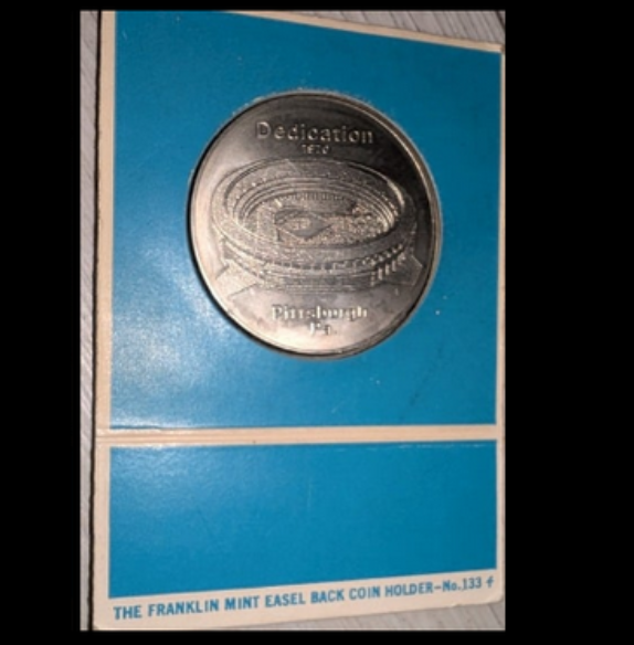 1970 3 Rivers Stadium Dedication medal/coin Franklin Mint Pitts ...