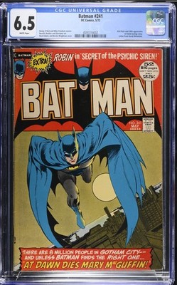DC Comics BATMAN #241 CGC 6.5 WHITE pages, classic Neal Adams cover | eBay