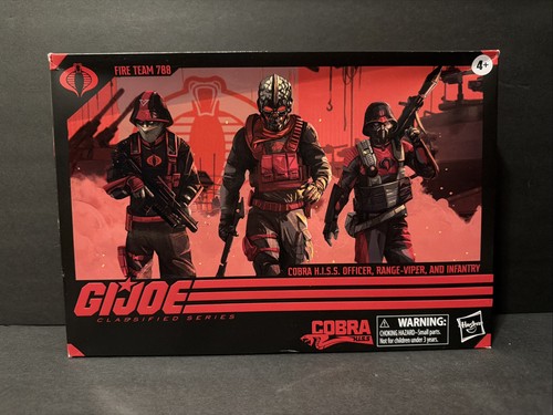 GI Joe Classified Series 110 Cobra HISS Fire Team 788 6" Figure Set ...