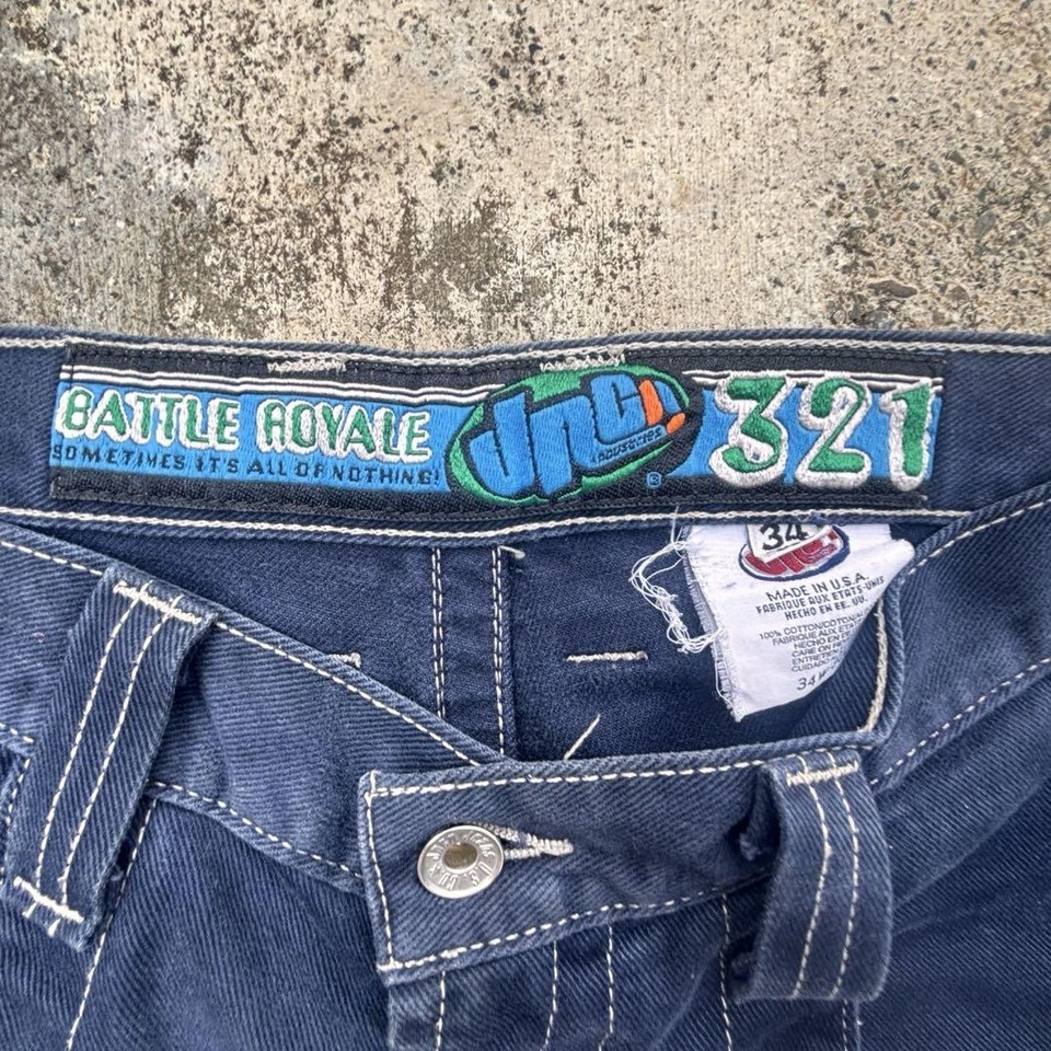 JNCO RAVER PANTS BATTLE ROYALE Made in USA 90s rave and club culture ...