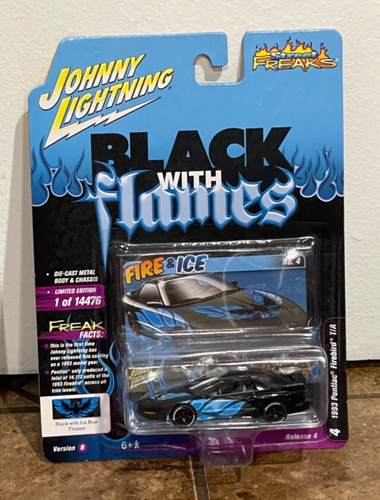 Johnny Lightning Black With Flames 1993 Pontiac Firebird T/A -Blue ...