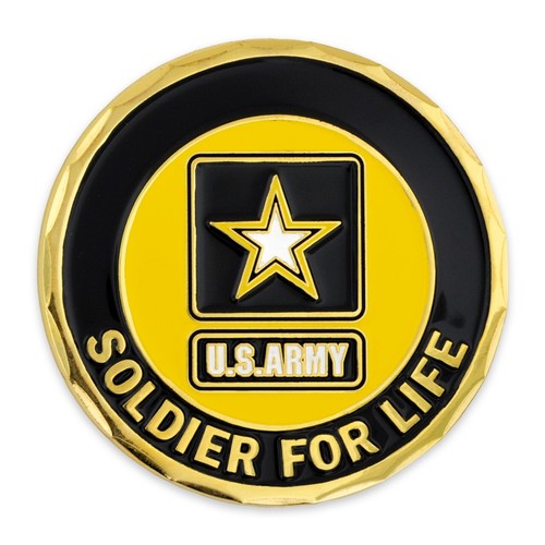 ARMY SOLDIER FOR LIFE MILITARY LOGO 1.75" CHALLENGE COIN | eBay