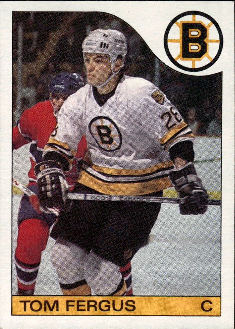 1985-86 Topps Tom Fergus #113 Boston Bruins | eBay