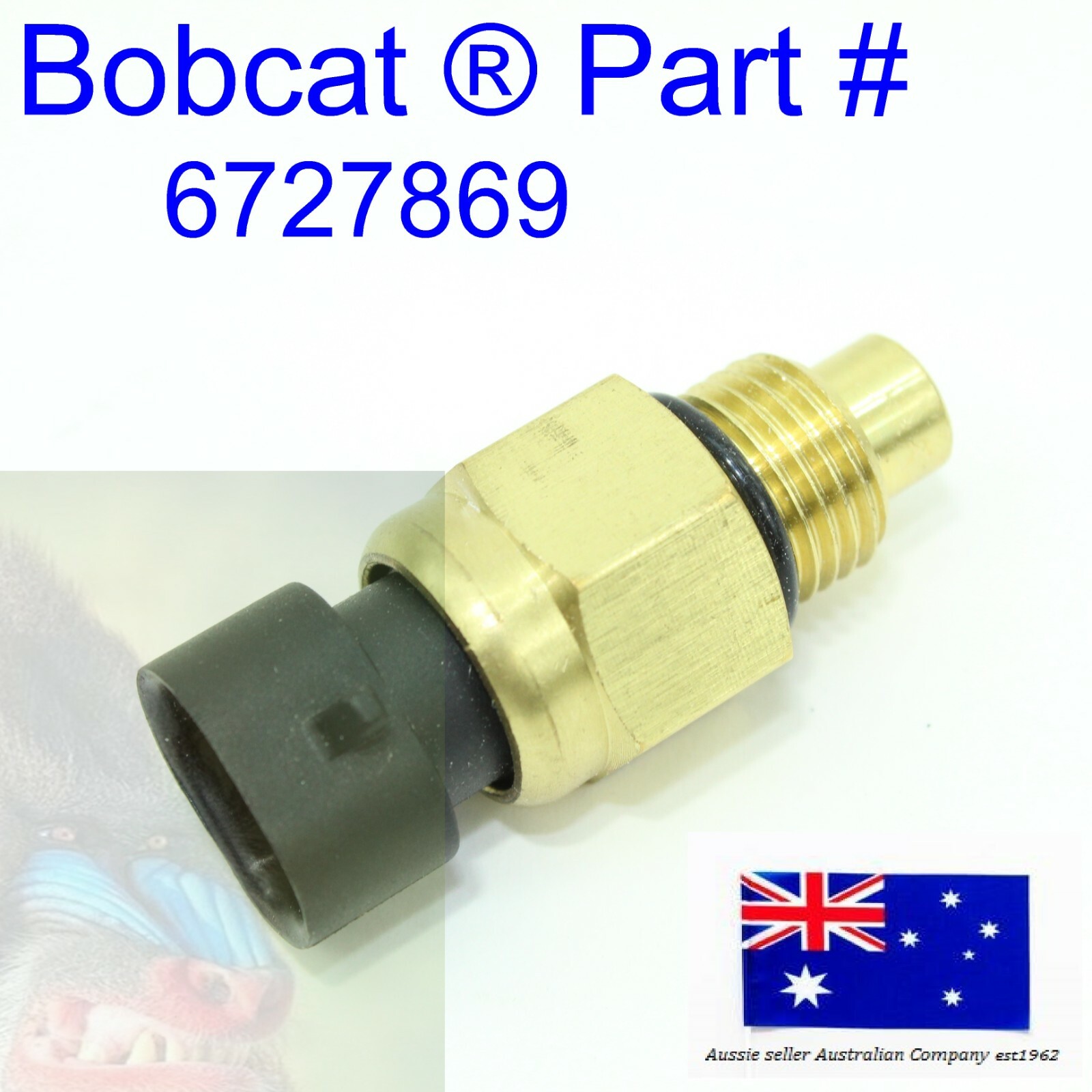 fits Bobcat Hydraulic Temp Sensor 6727869 EXCAVATOR SKIDSTEERS TELE ...