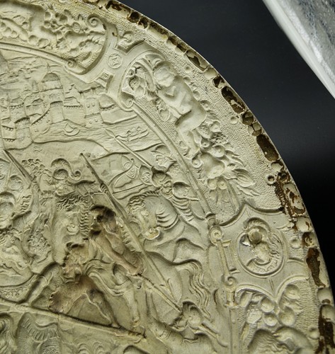 18th Century French Silver Plate Shield Hannibal Carthage Battle Scene ...