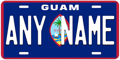 Guam Flag Any Name Personalized Novelty Car License Plate | eBay