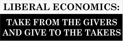 REPUBLICAN Conservative Anti Liberal Economics Bumper Sticker Funny ...